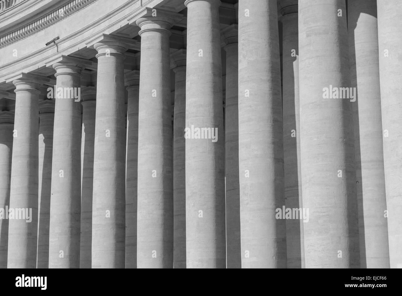 Pillars in a Row Stock Photo - Alamy