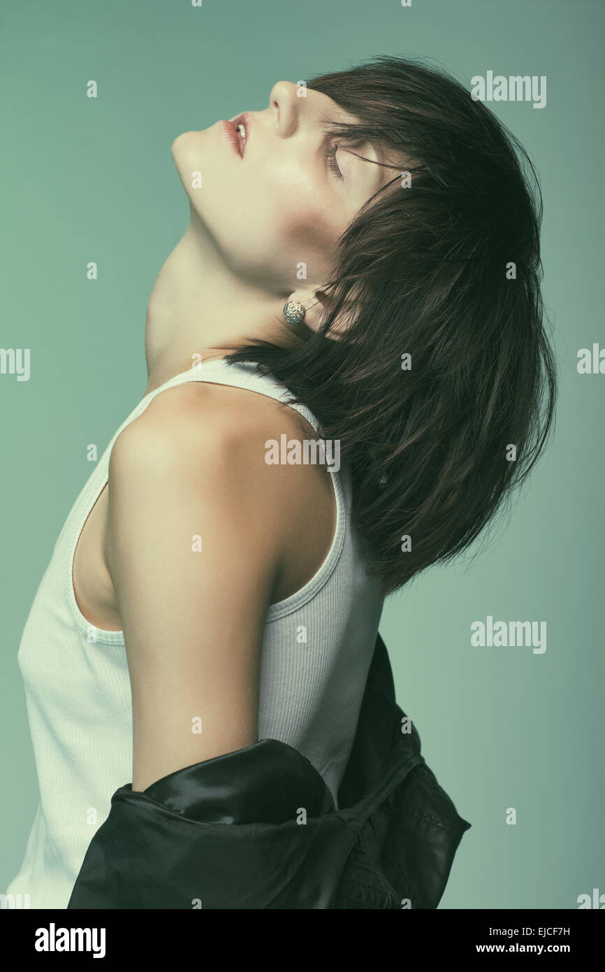 The face of heroin chic hi-res stock photography and images - Alamy