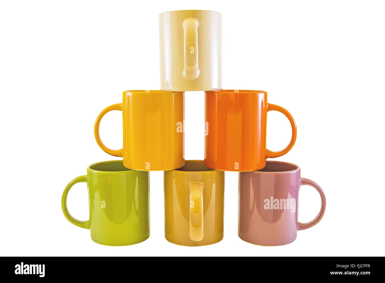 Color cups Stock Photo - Alamy