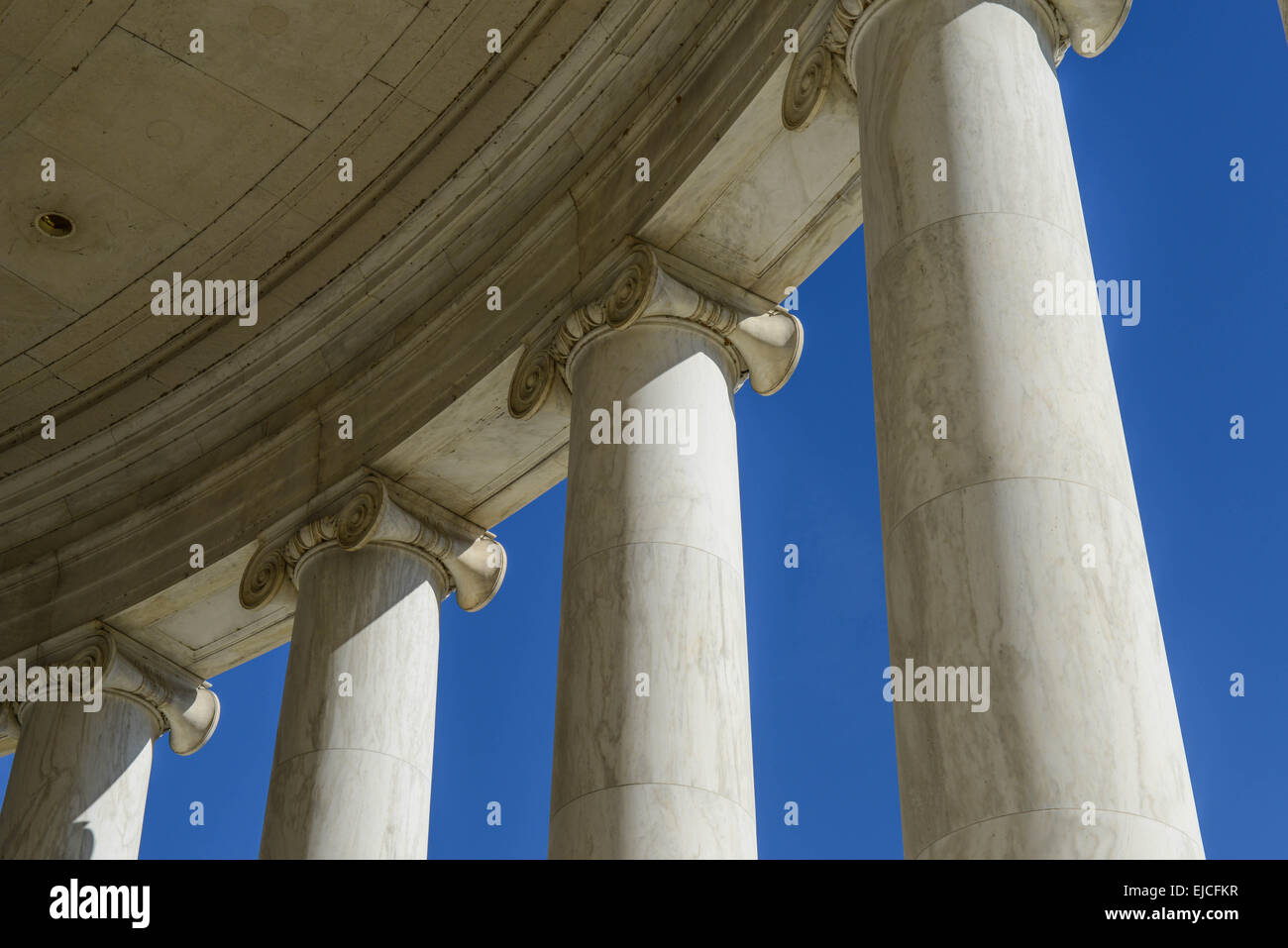 Pillars with Blue Sky Stock Photo - Alamy