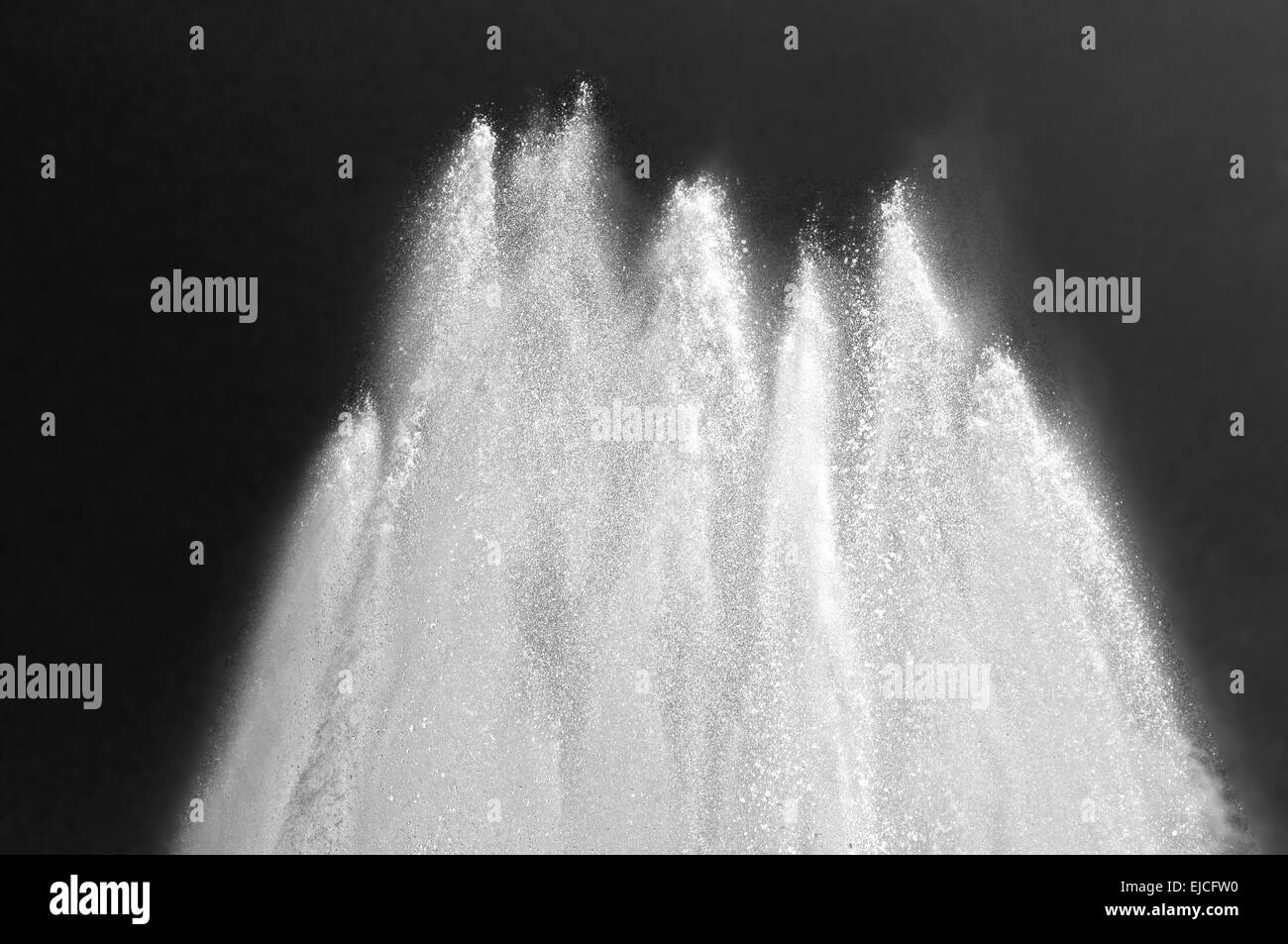 Water spraying fountains Black and White Stock Photos & Images - Alamy