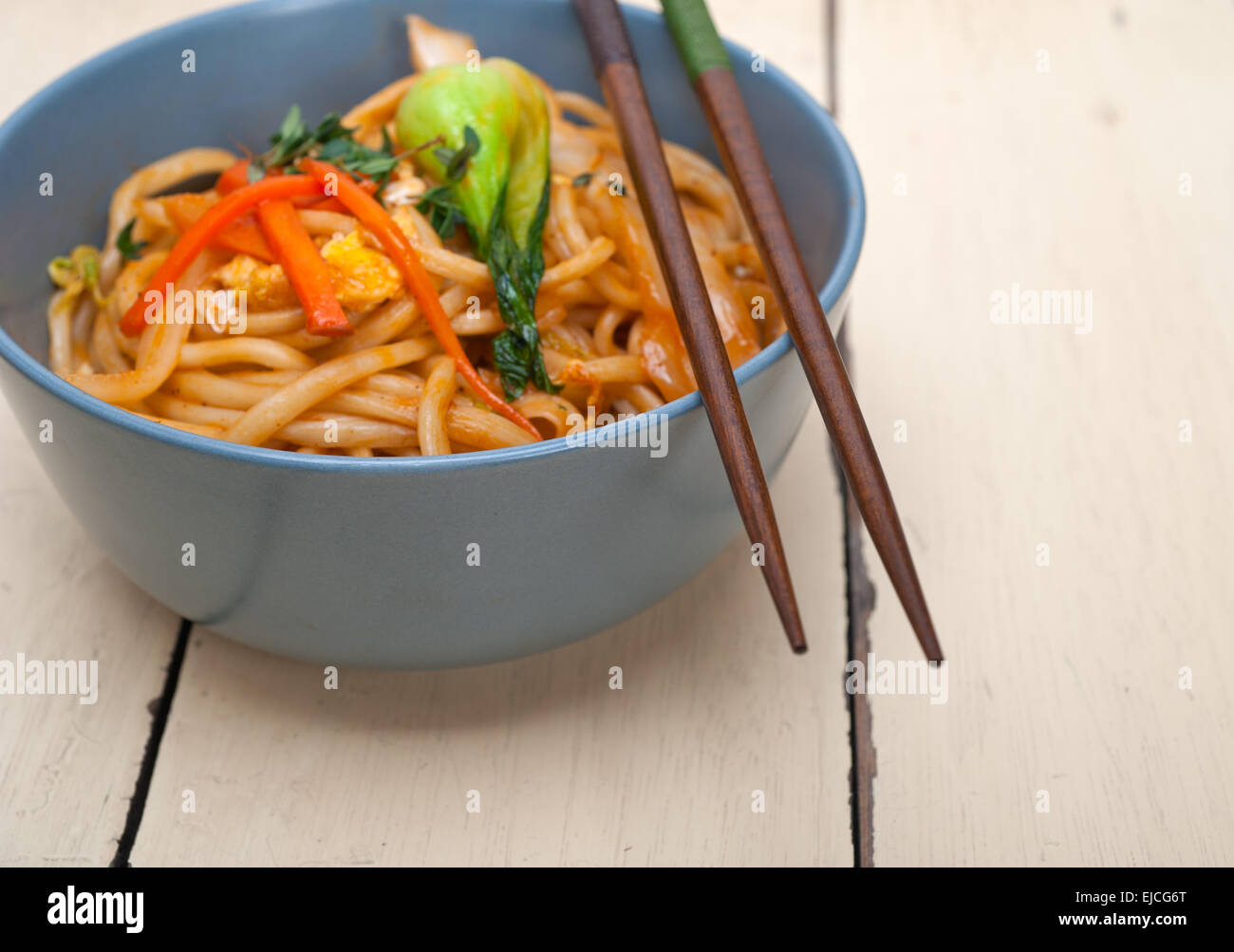 hand pulled ramen noodles Stock Photo - Alamy