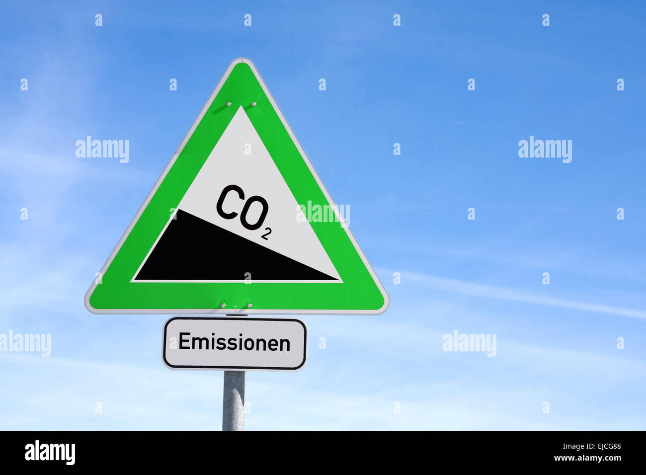traffic sign emissions Stock Photo - Alamy