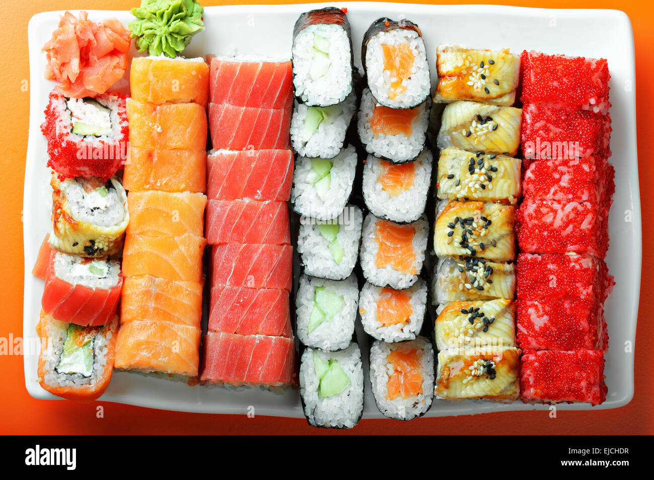 Various rolls above view Stock Photo - Alamy