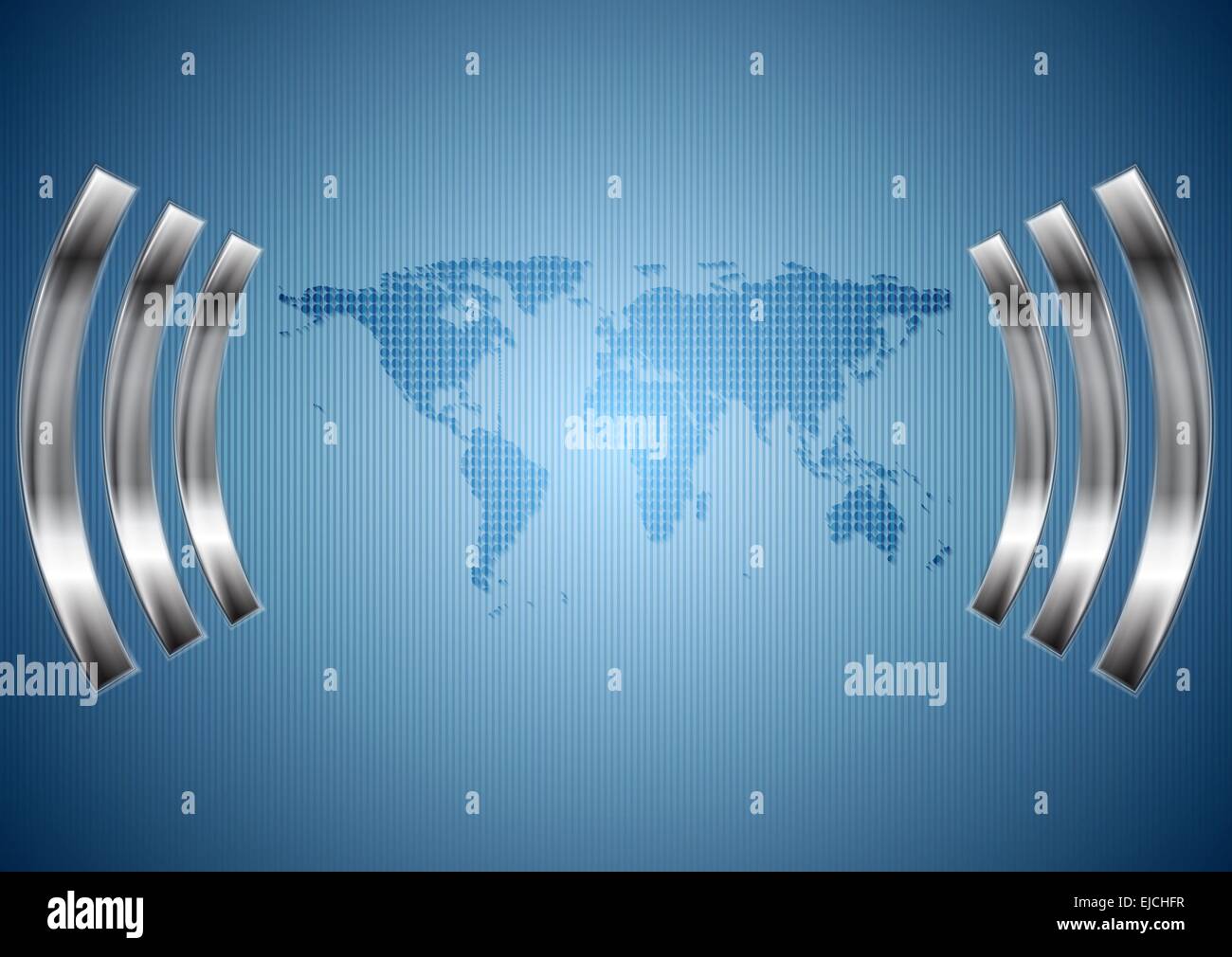 Blue technology background Stock Photo - Alamy