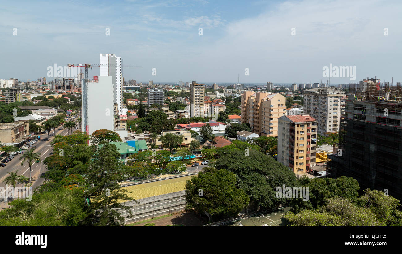 Aerial view of downtown Maputo Stock Photo - Alamy
