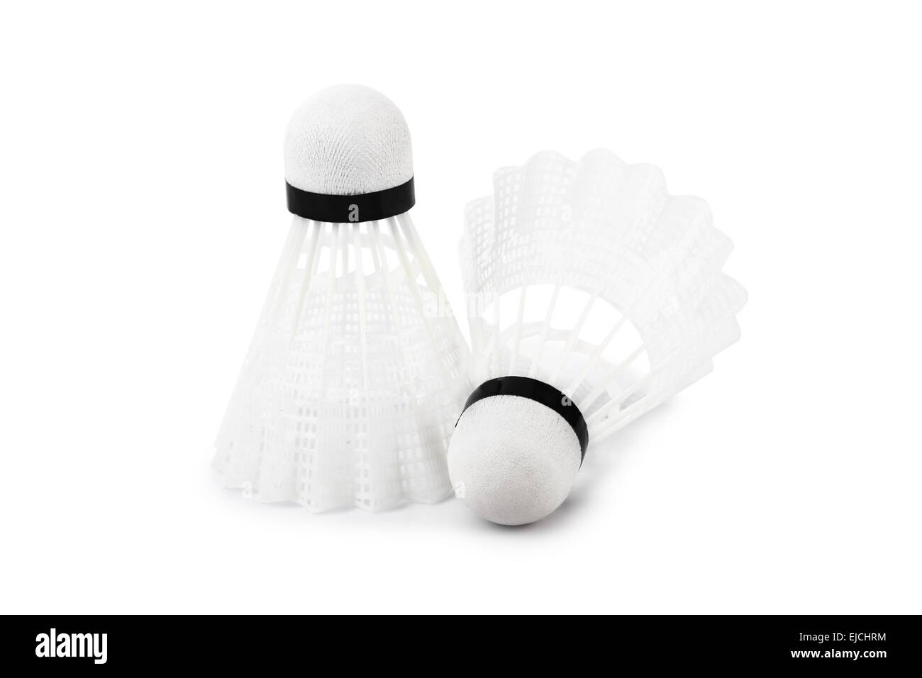 Badminton court with shuttlecock hi-res stock photography and images ...