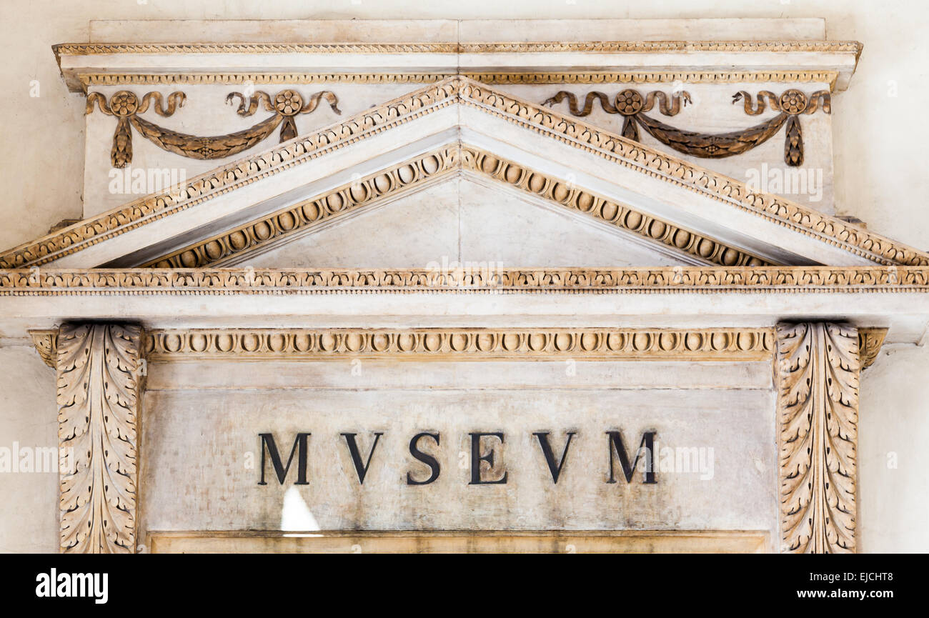 Italian Museum Entrance Stock Photo - Alamy