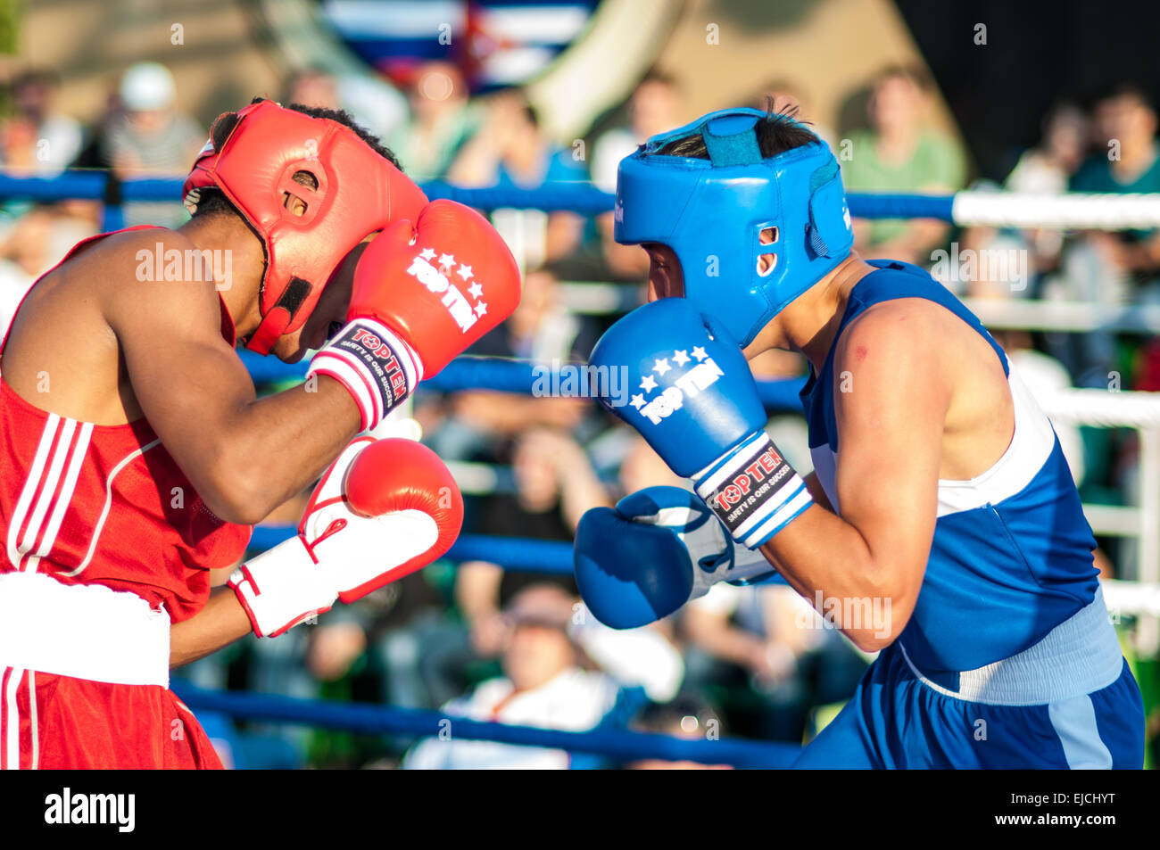 ORENBURG, ORENBURG region, RUSSIA, 25 July, 2014 year. Match meeting ...