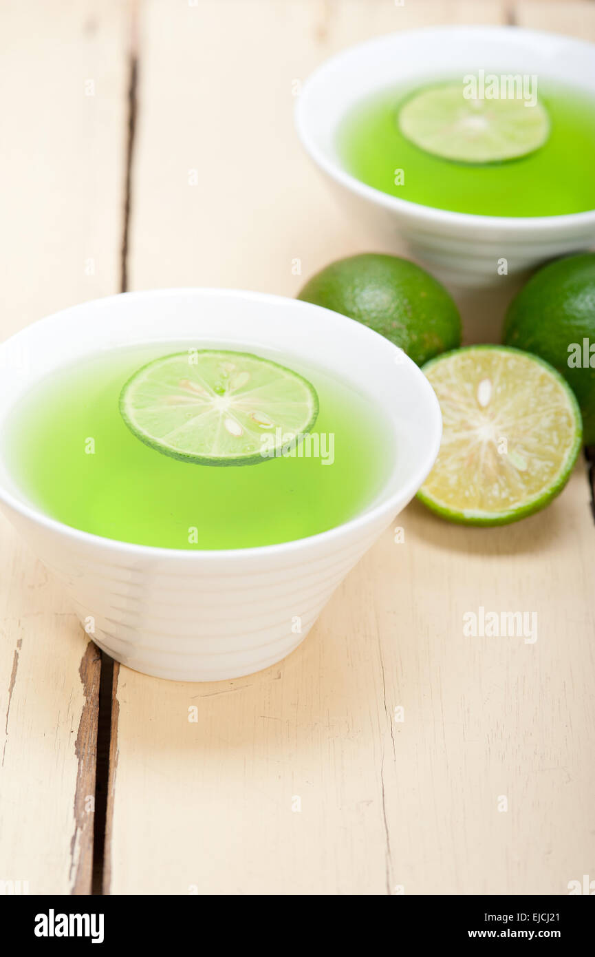 green lime lemonade Stock Photo - Alamy