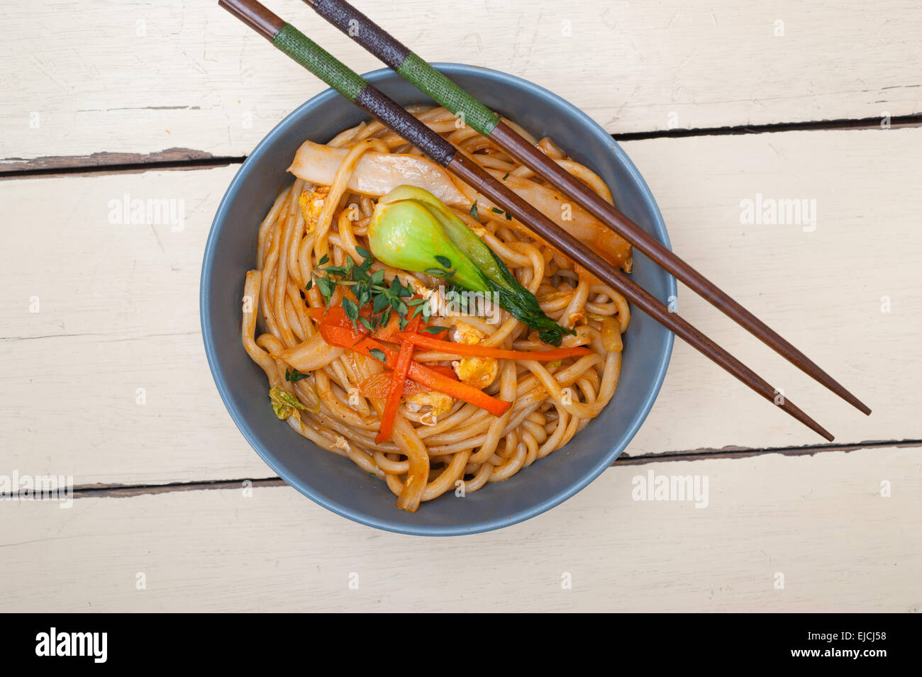 hand pulled ramen noodles Stock Photo - Alamy