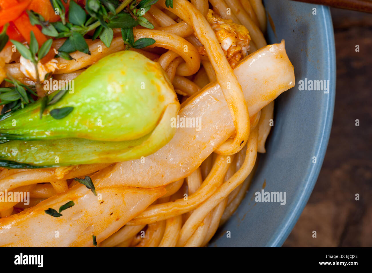 hand pulled ramen noodles Stock Photo - Alamy