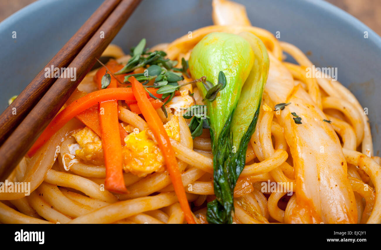 hand pulled ramen noodles Stock Photo - Alamy