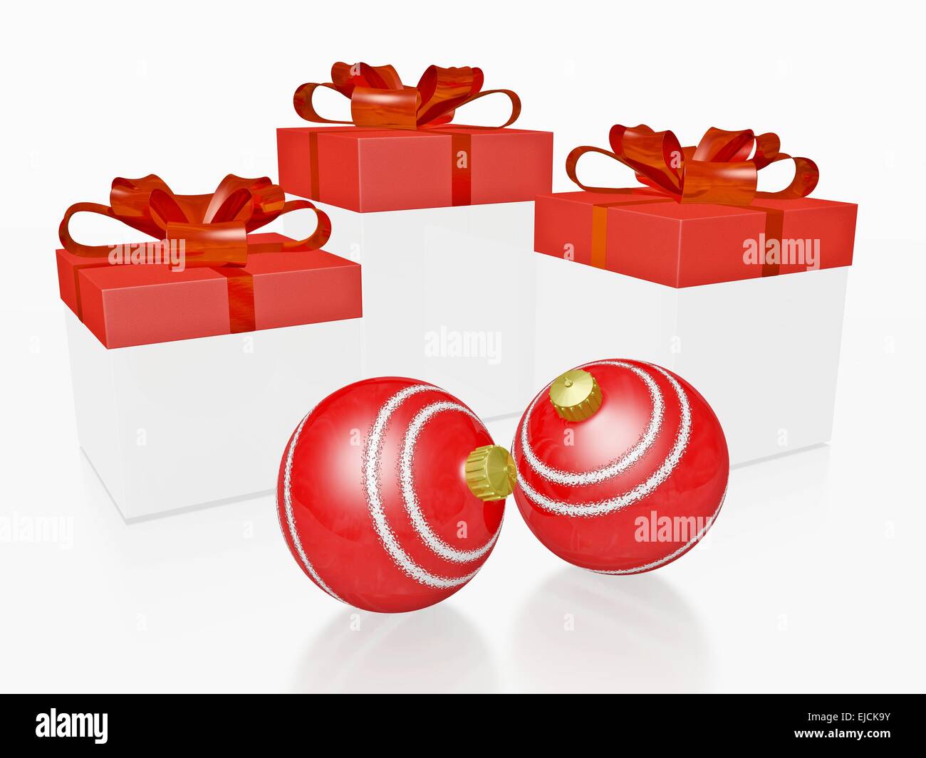 Group of red christmas gifts hi-res stock photography and images - Alamy