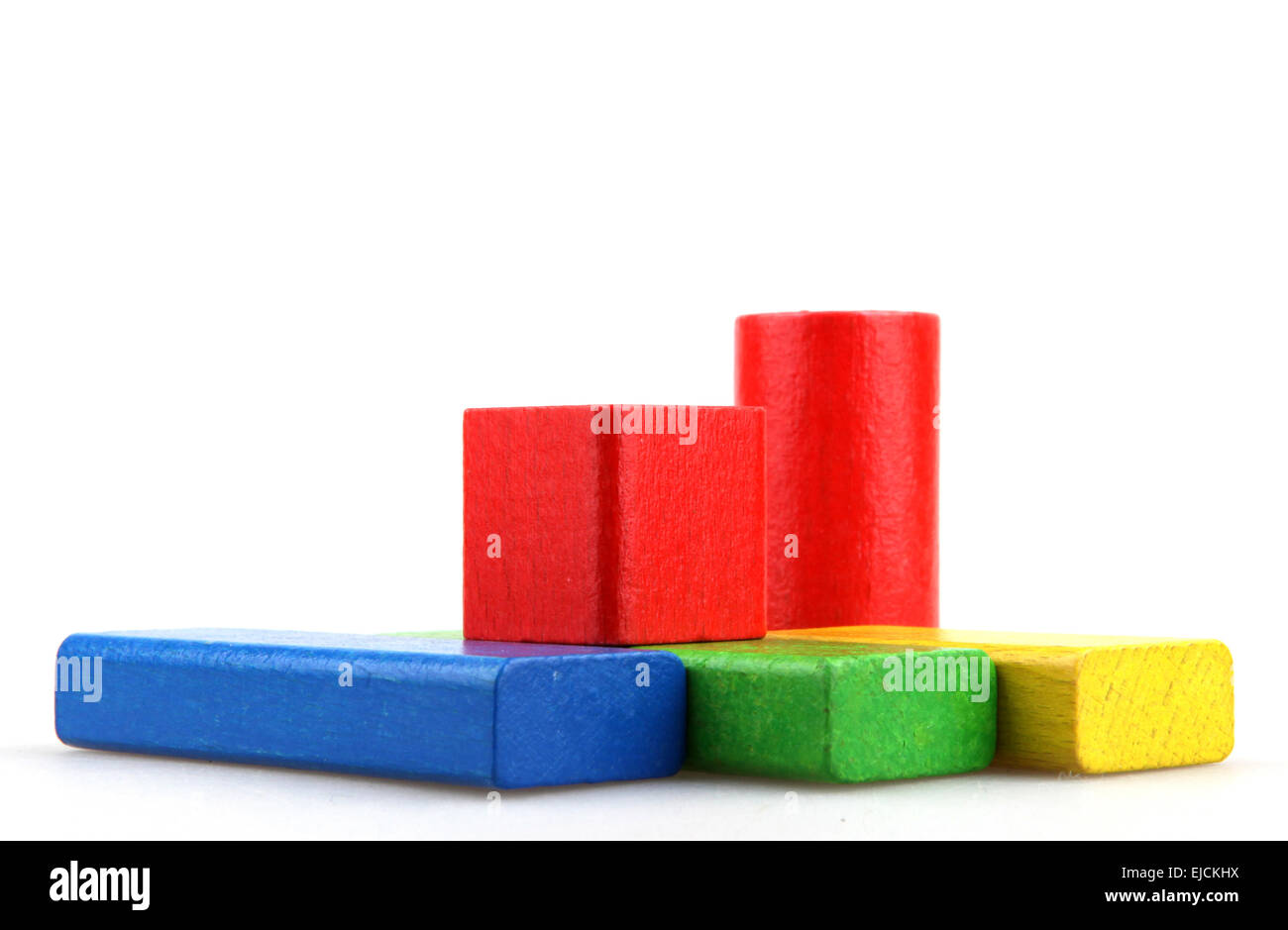 Wooden building blocks Stock Photo - Alamy
