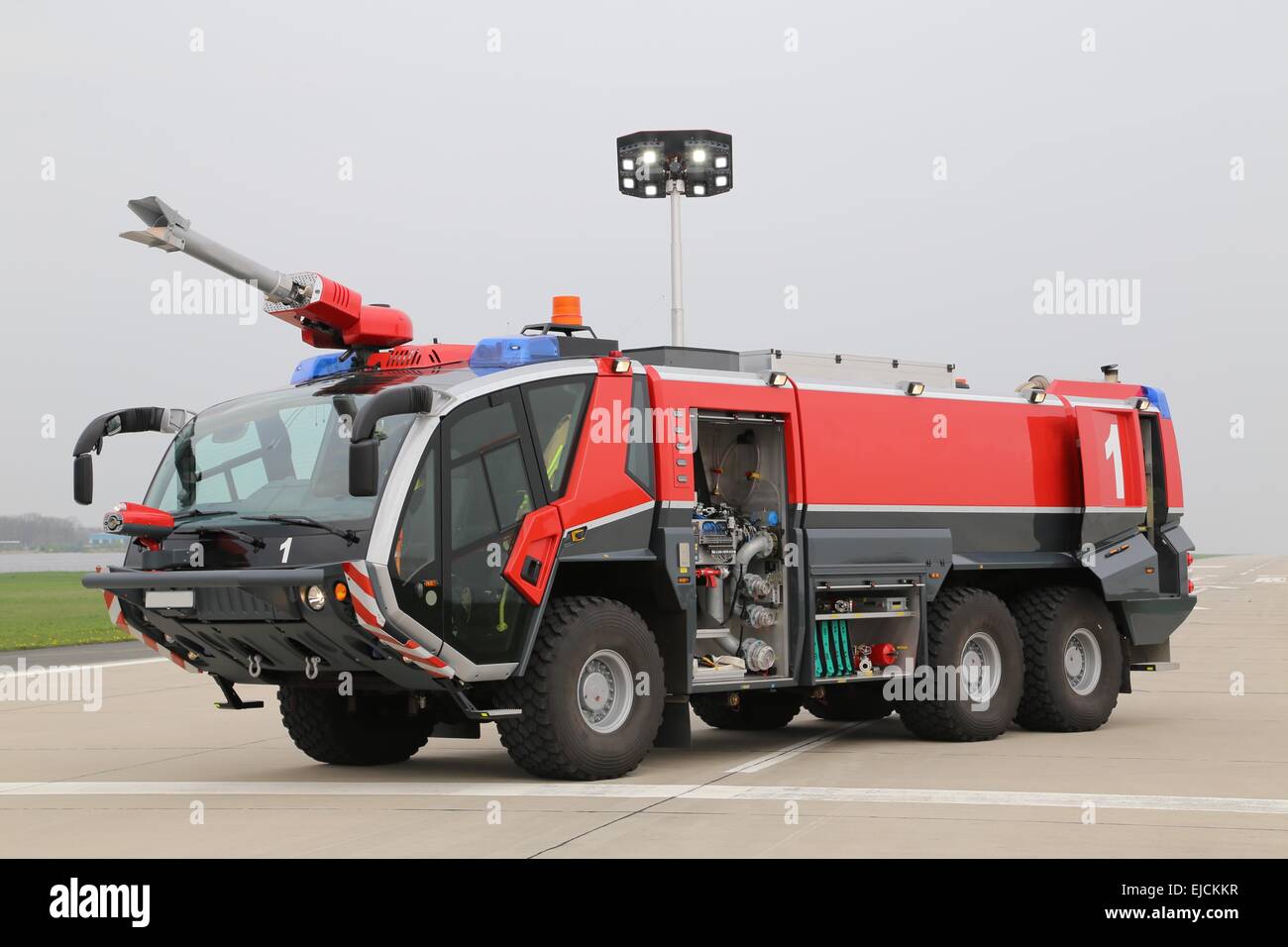 airport fire Rescue Stock Photo - Alamy