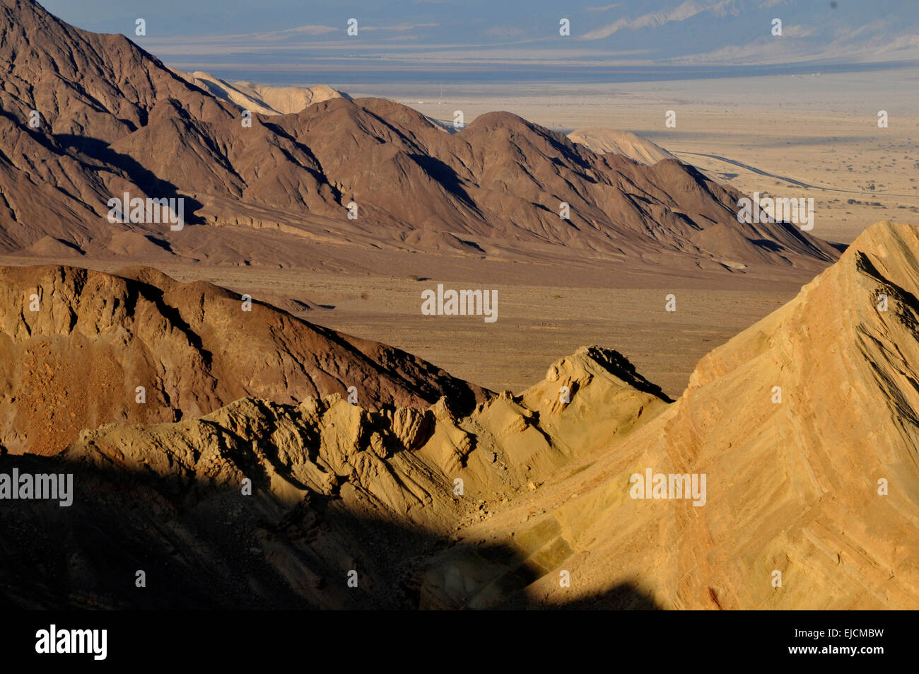 Southern Negev desert and Aravah Valley (wadi arabah) in the area of ...