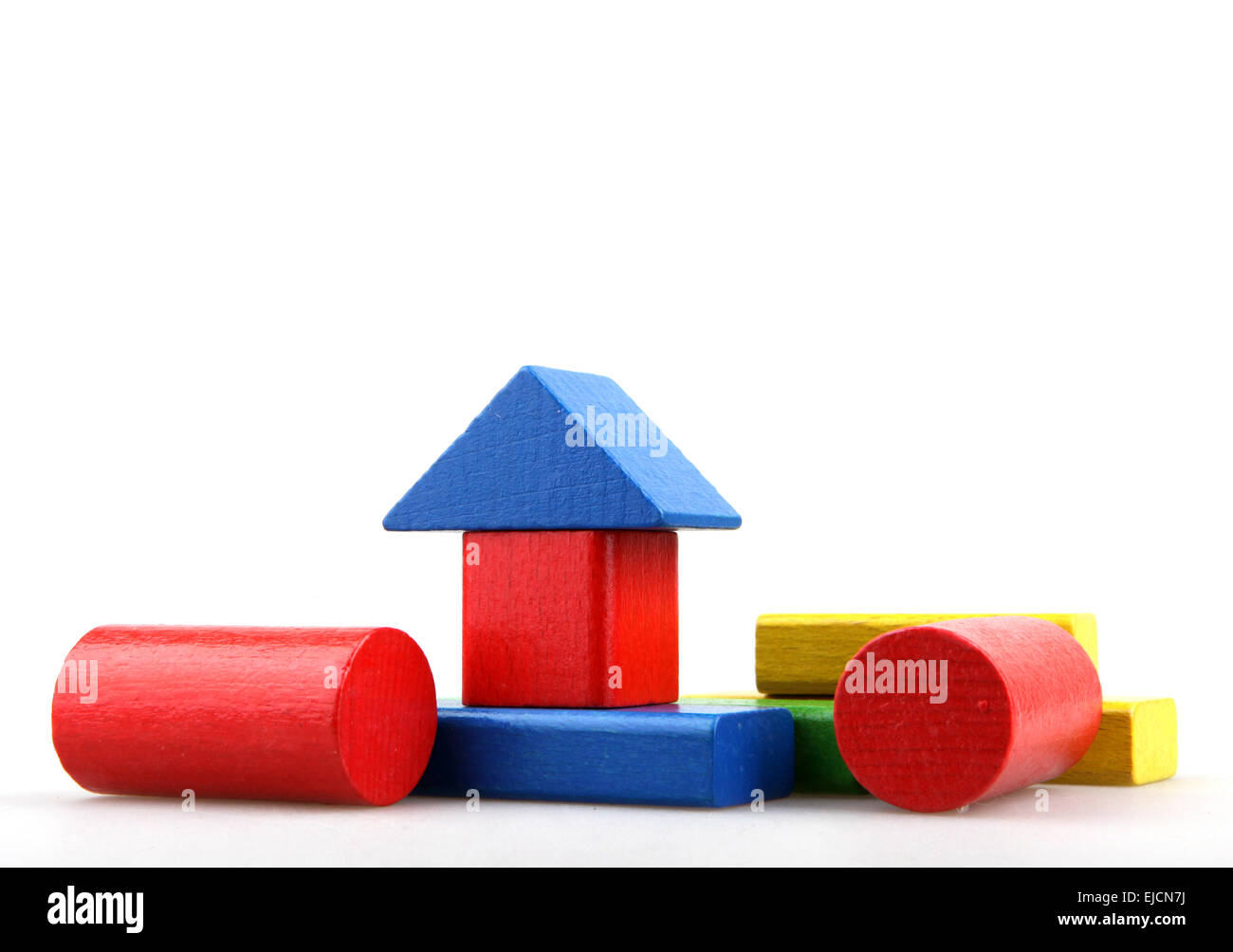 Wooden building blocks Stock Photo - Alamy