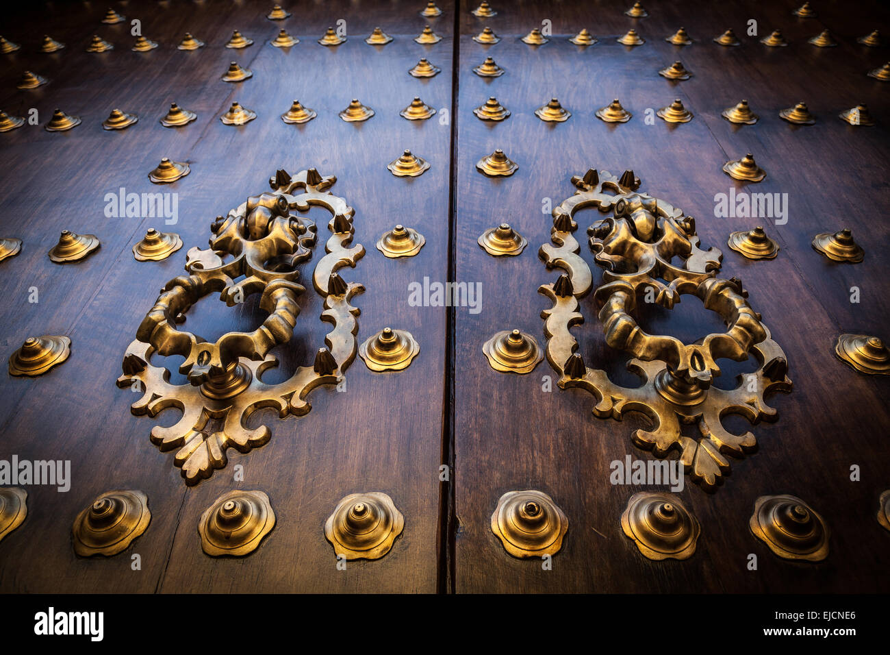 Old Spanish door Stock Photo - Alamy