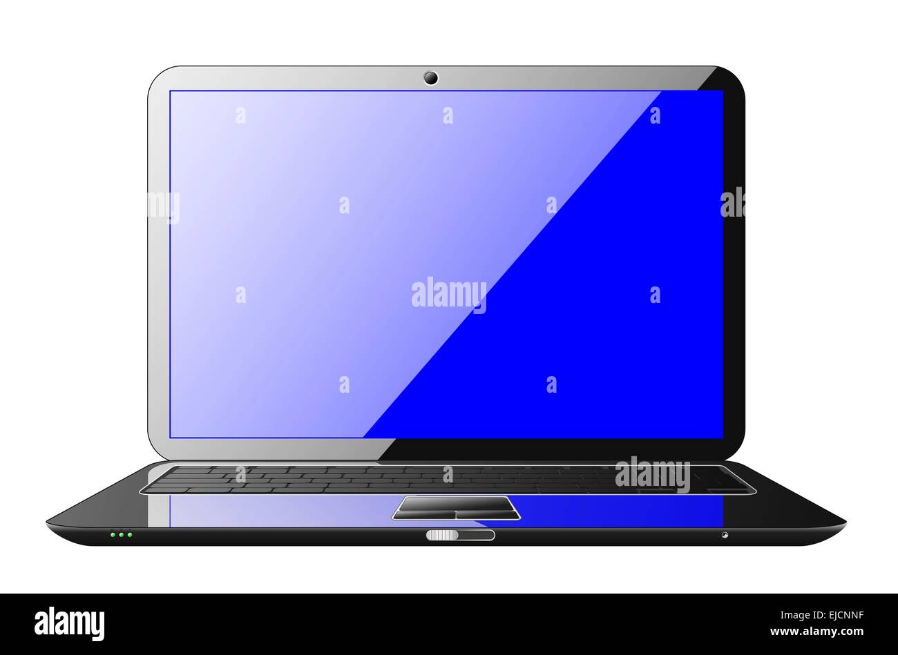 Laptop Computer Illustration Stock Photo - Alamy