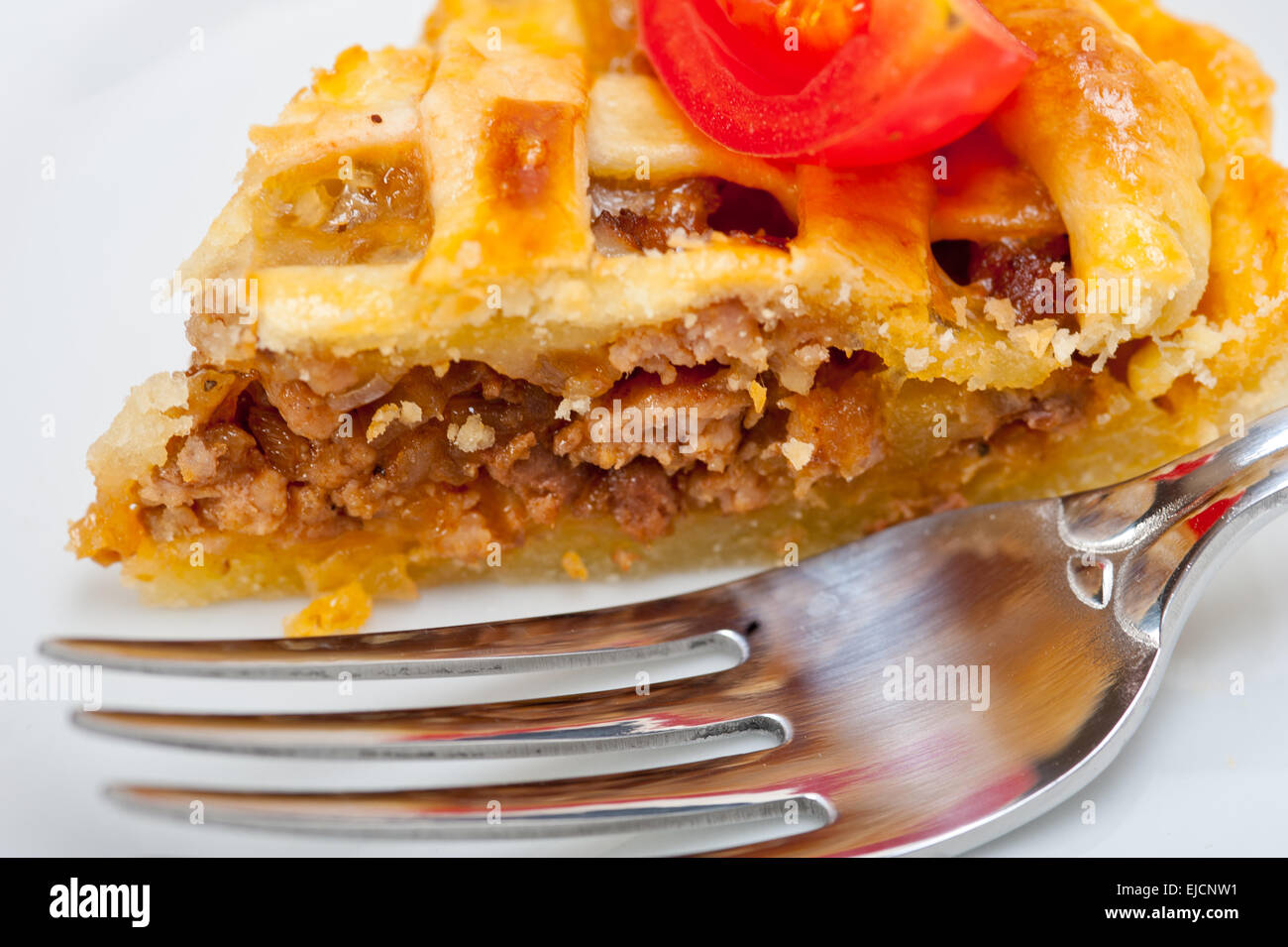 home made beef pie Stock Photo - Alamy