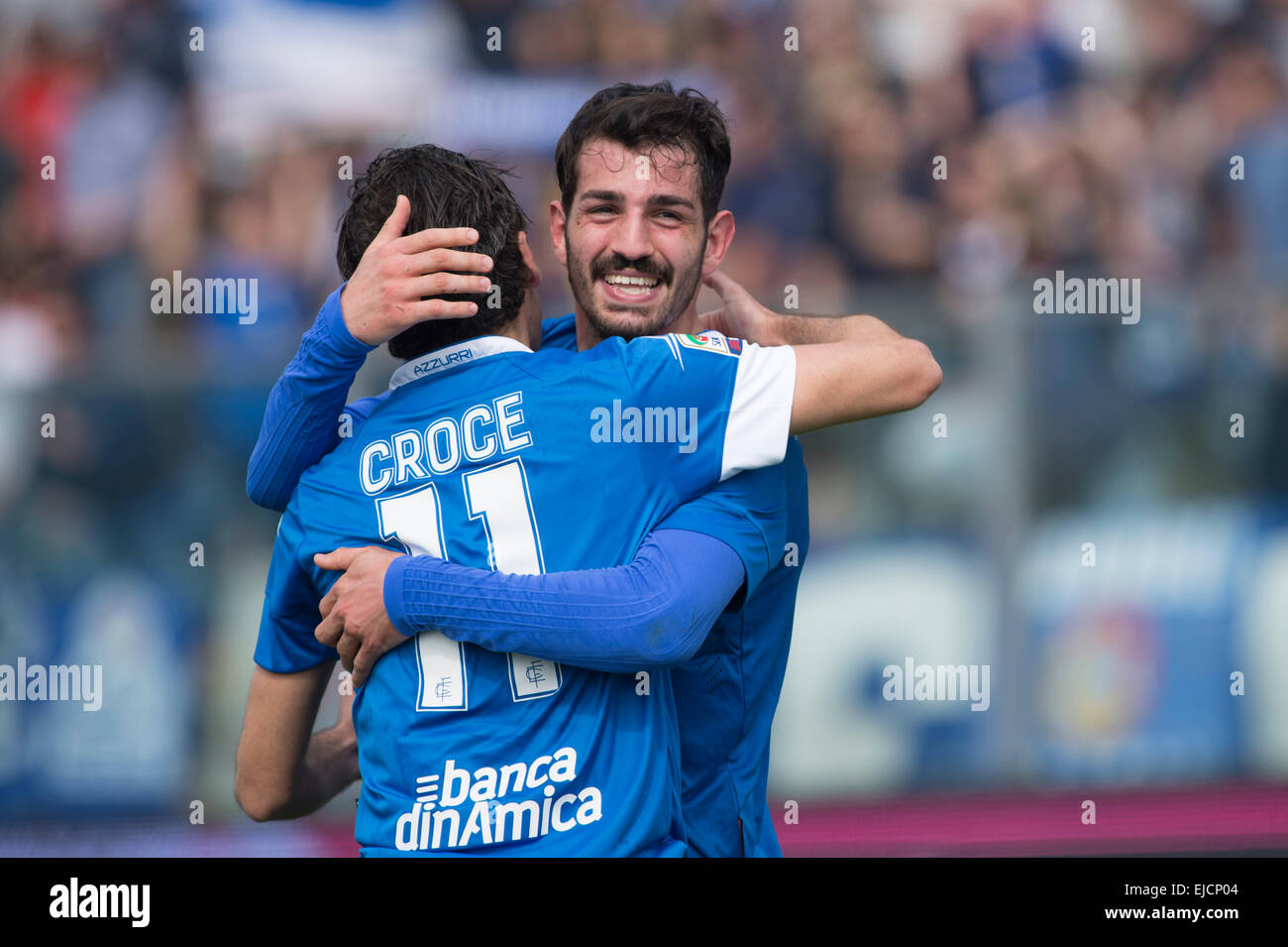 Empoli, Italy. 22nd Mar, 2015. (R-L) Riccardo Saponara, Daniele Croce ...