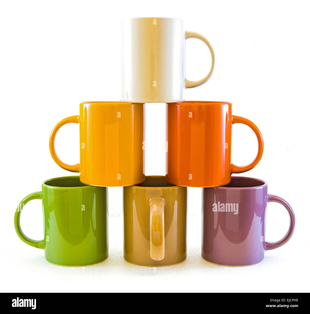 Color cups Stock Photo - Alamy