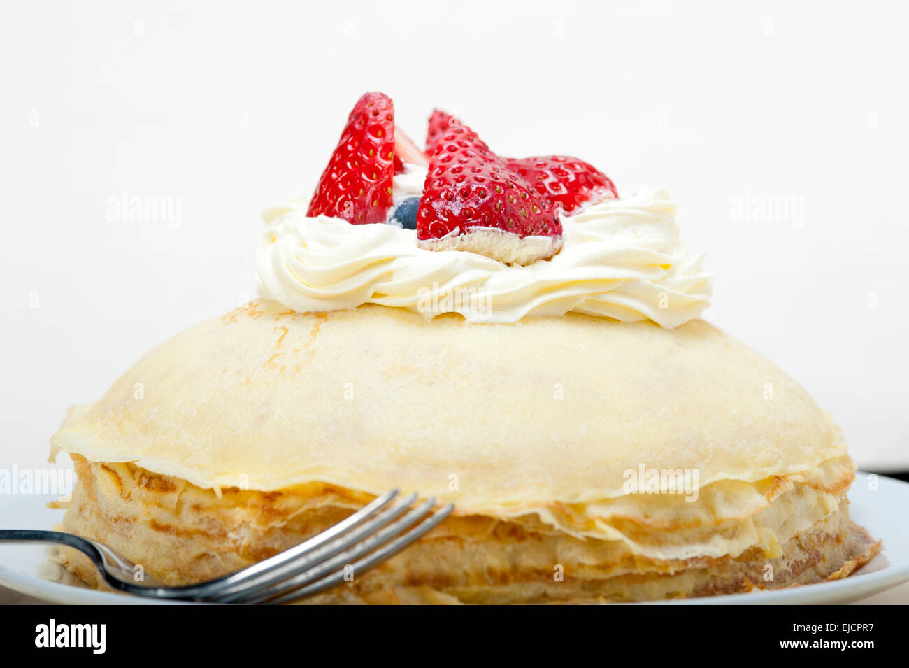 crepe pancake cake Stock Photo - Alamy