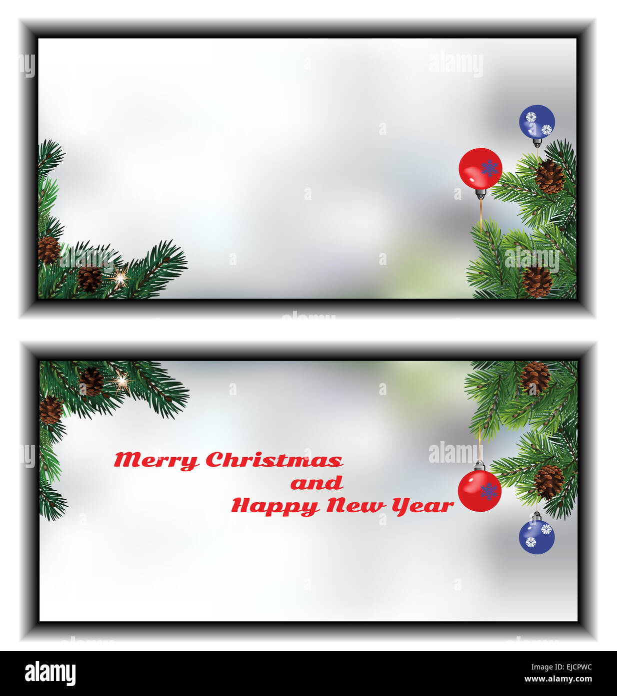 small Christmas greeting card Stock Photo - Alamy