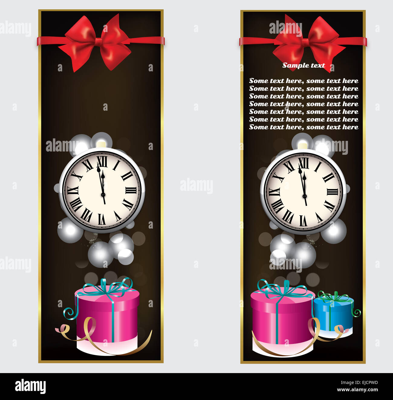 New year greeting booklet Stock Photo - Alamy