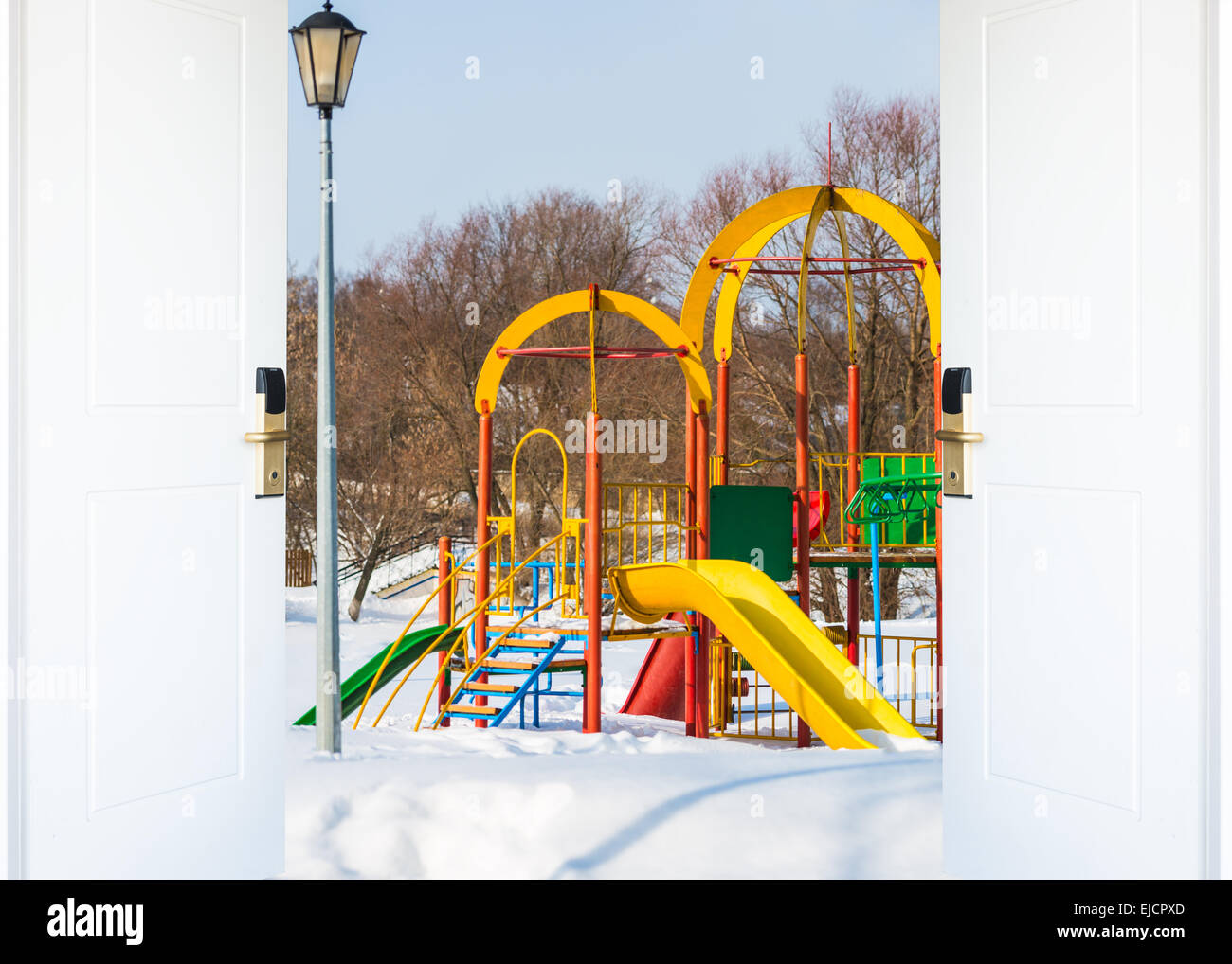 Open playground hi-res stock photography and images - Alamy