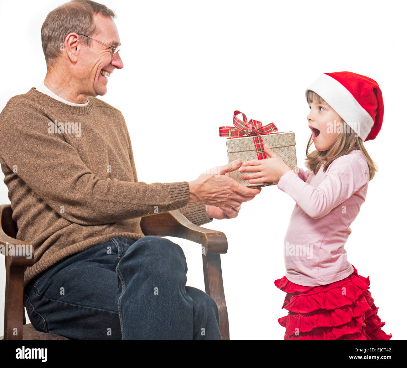 Child giving gift to father hi-res stock photography and images - Alamy