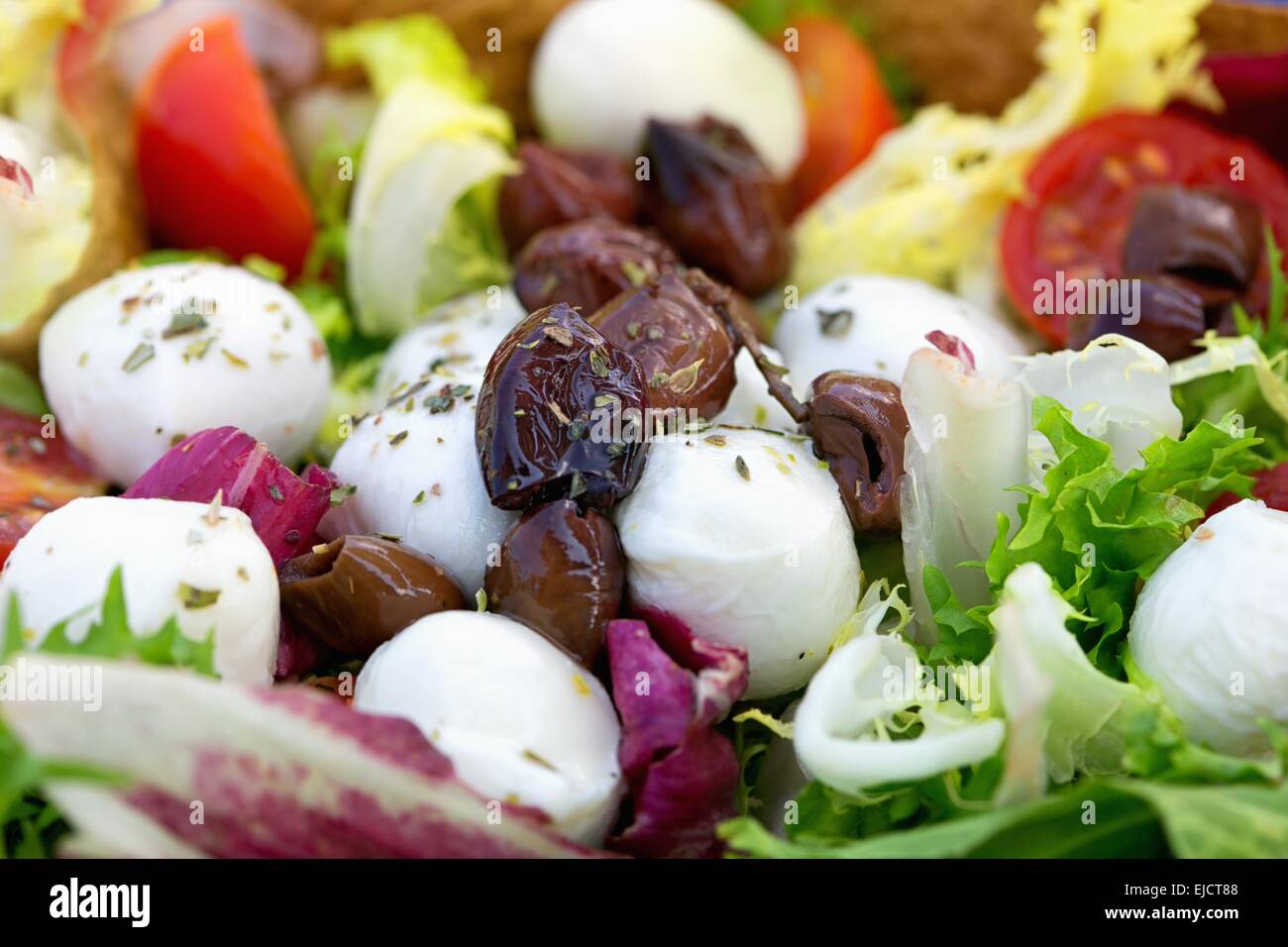 Green pepper cheese salad hi-res stock photography and images - Alamy