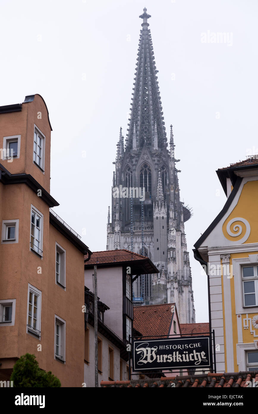 Regensburg medieval town Germany Stock Photo - Alamy