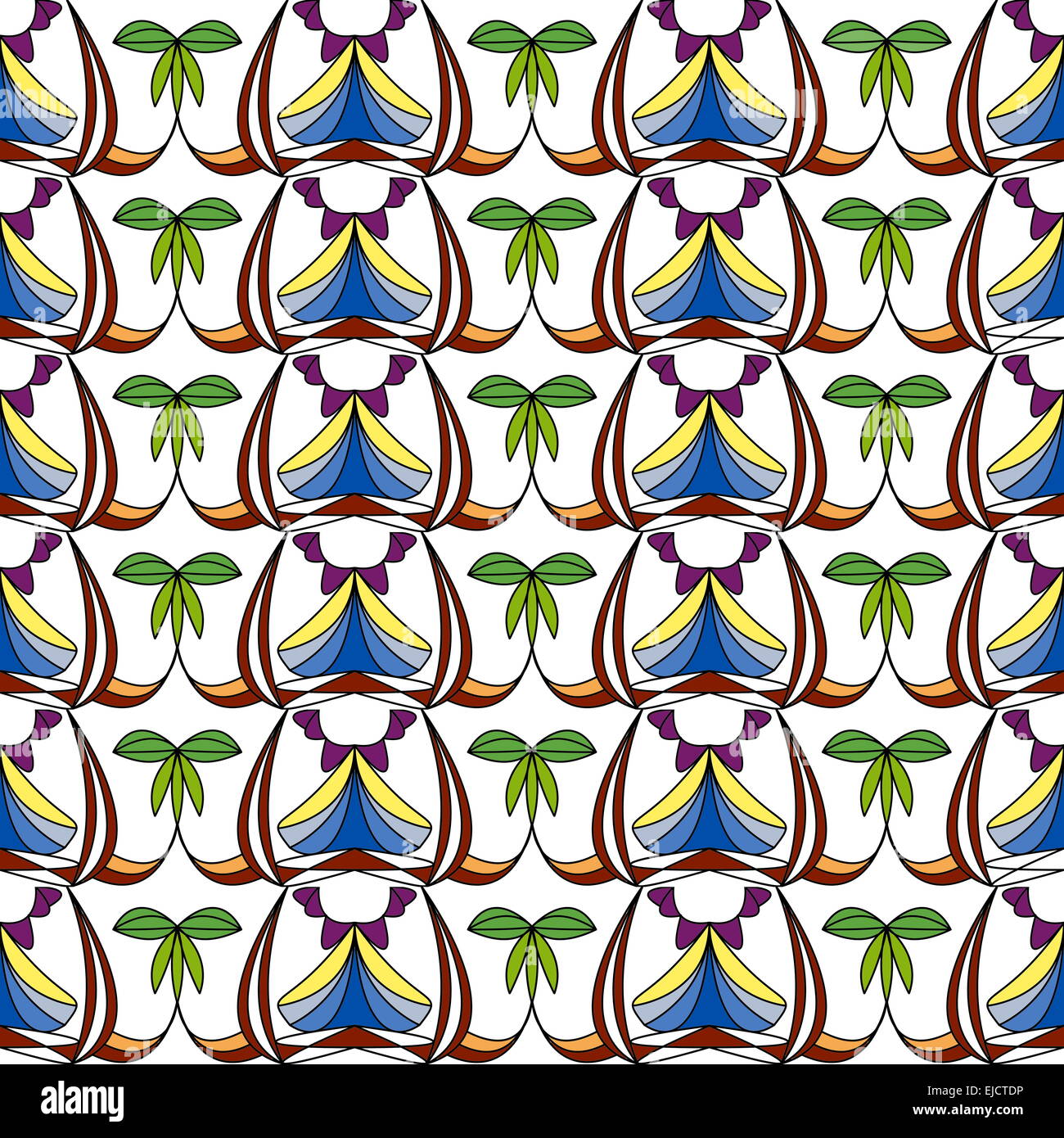 Jugendstil pattern seamless hi-res stock photography and images - Alamy