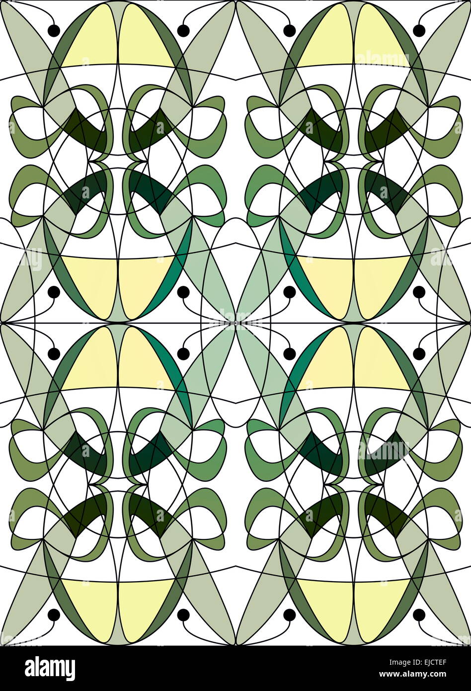 Jugendstil pattern seamless hi-res stock photography and images - Alamy