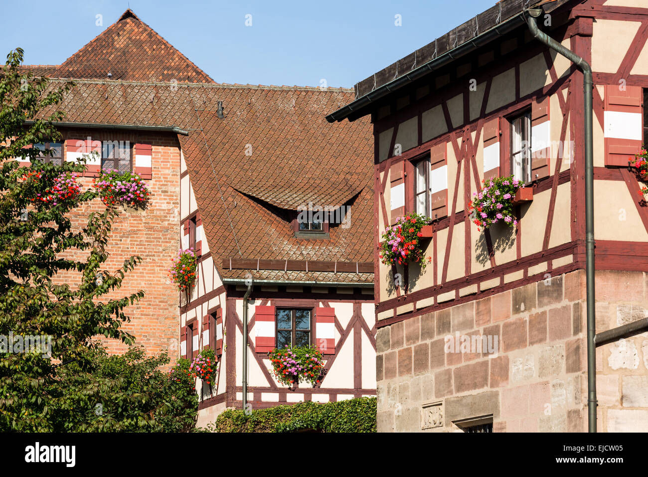 Kaiserburg Castle in Nuremberg Stock Photo - Alamy