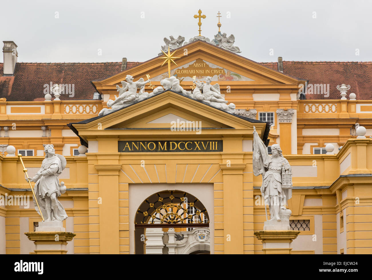 Melk austria statue hi-res stock photography and images - Alamy