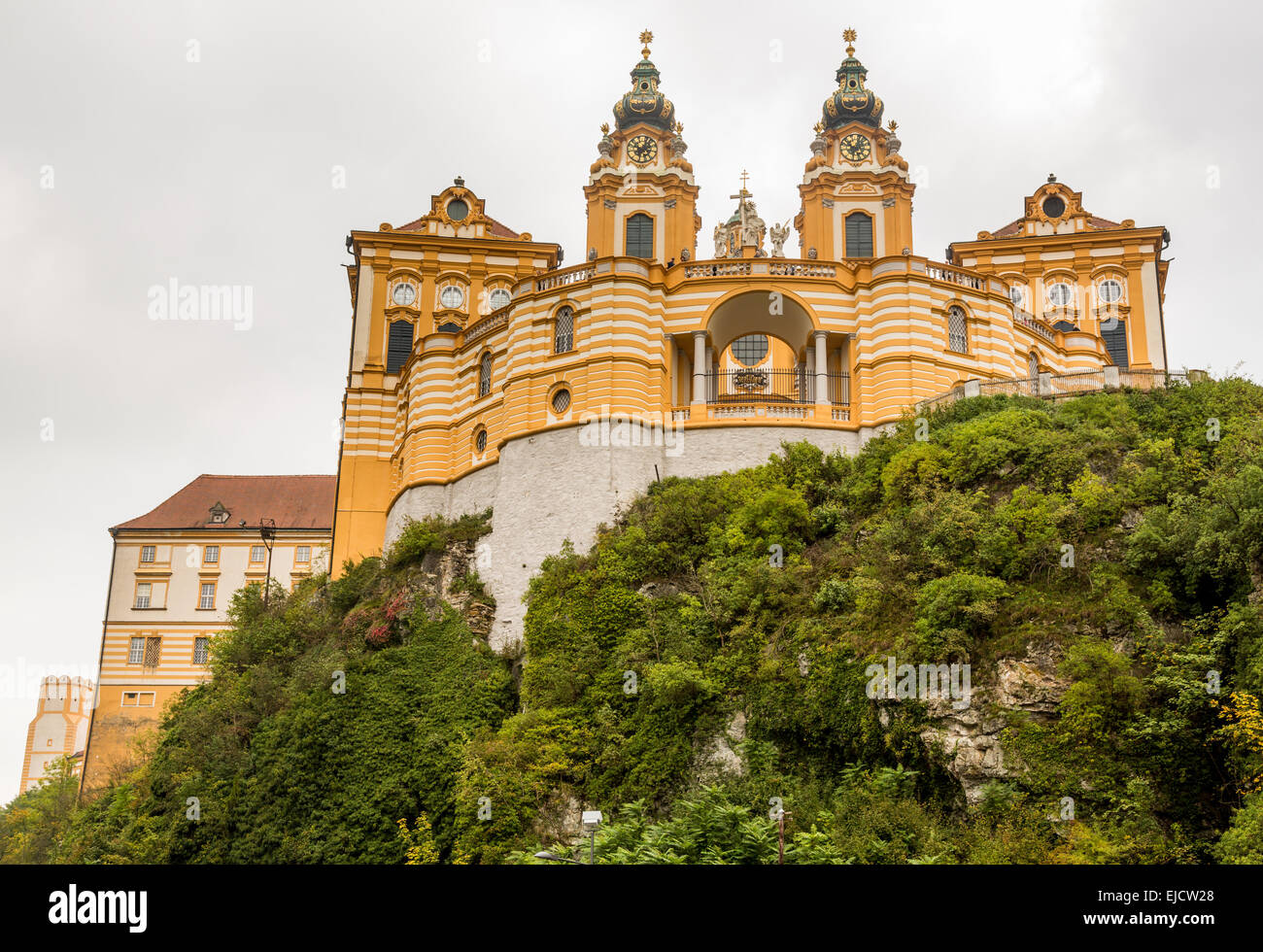 Exterior of Melk Abbey in Austria Stock Photo - Alamy