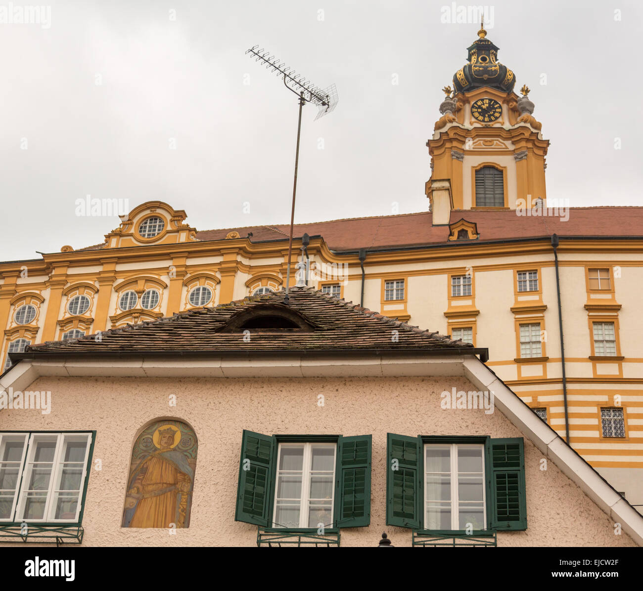 Melk Abbey Austria Aerial High Resolution Stock Photography and Images ...