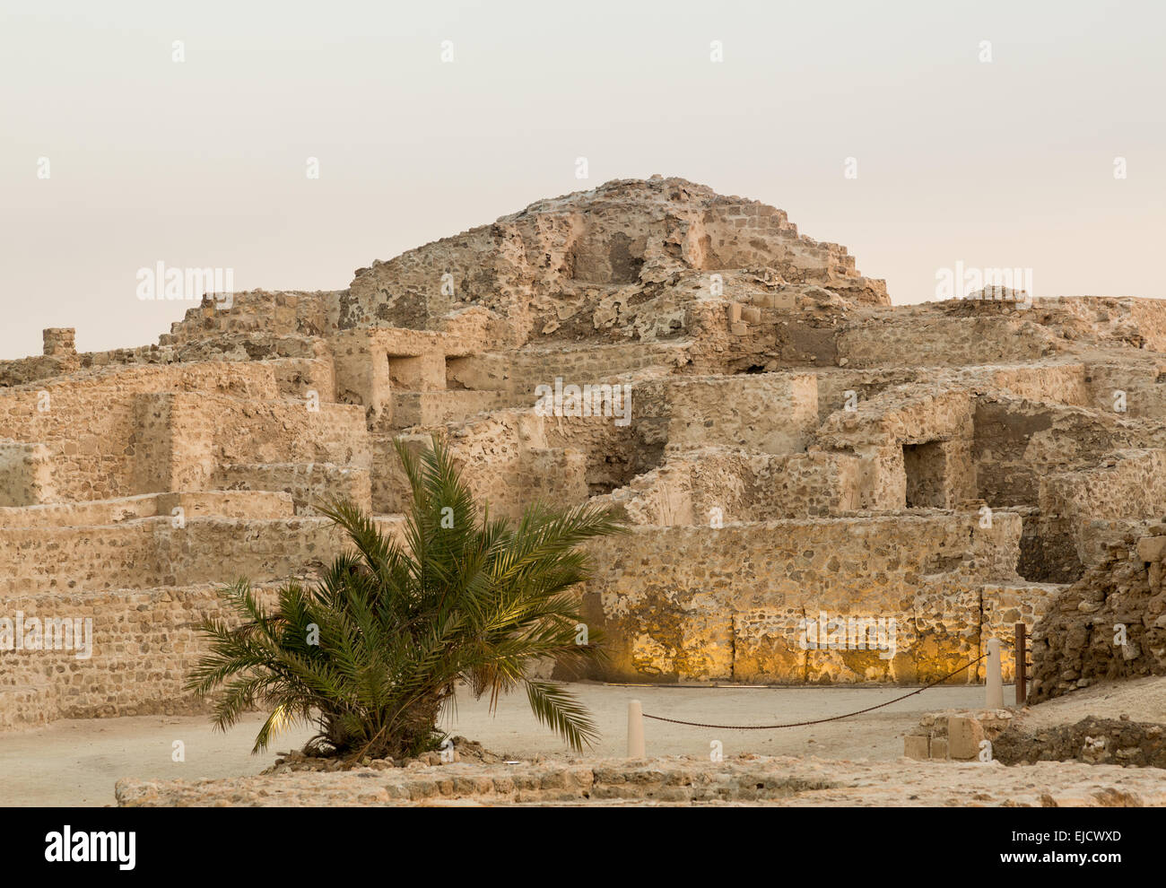 Old Bahrain Fort at Seef in late afternoon Stock Photo - Alamy