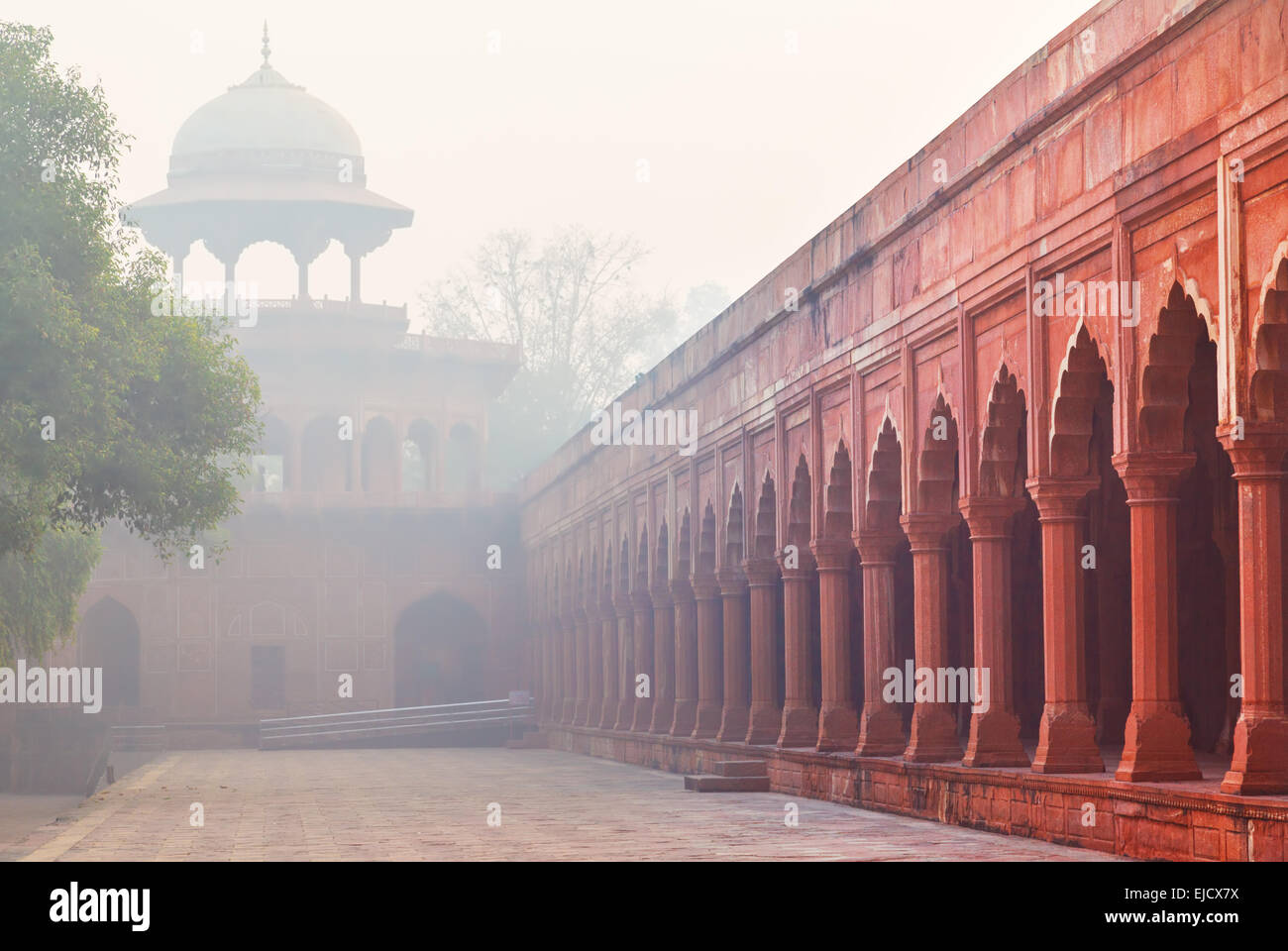 Architecture of Charbagh, or Mughal Garden in Agra, India Stock Photo ...
