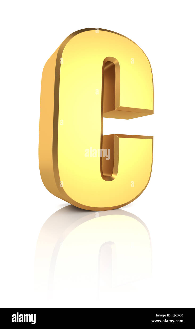 3d Letter C Stock Photo - Alamy