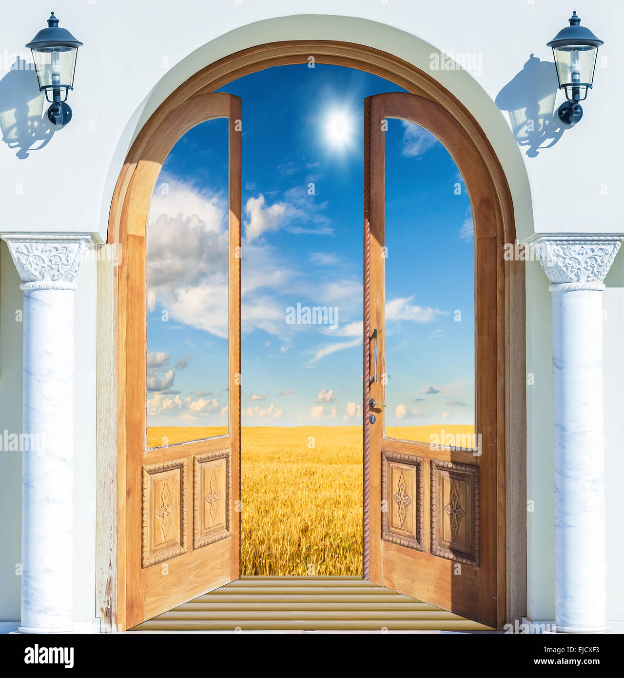 prairie landscape and sky Stock Photo - Alamy