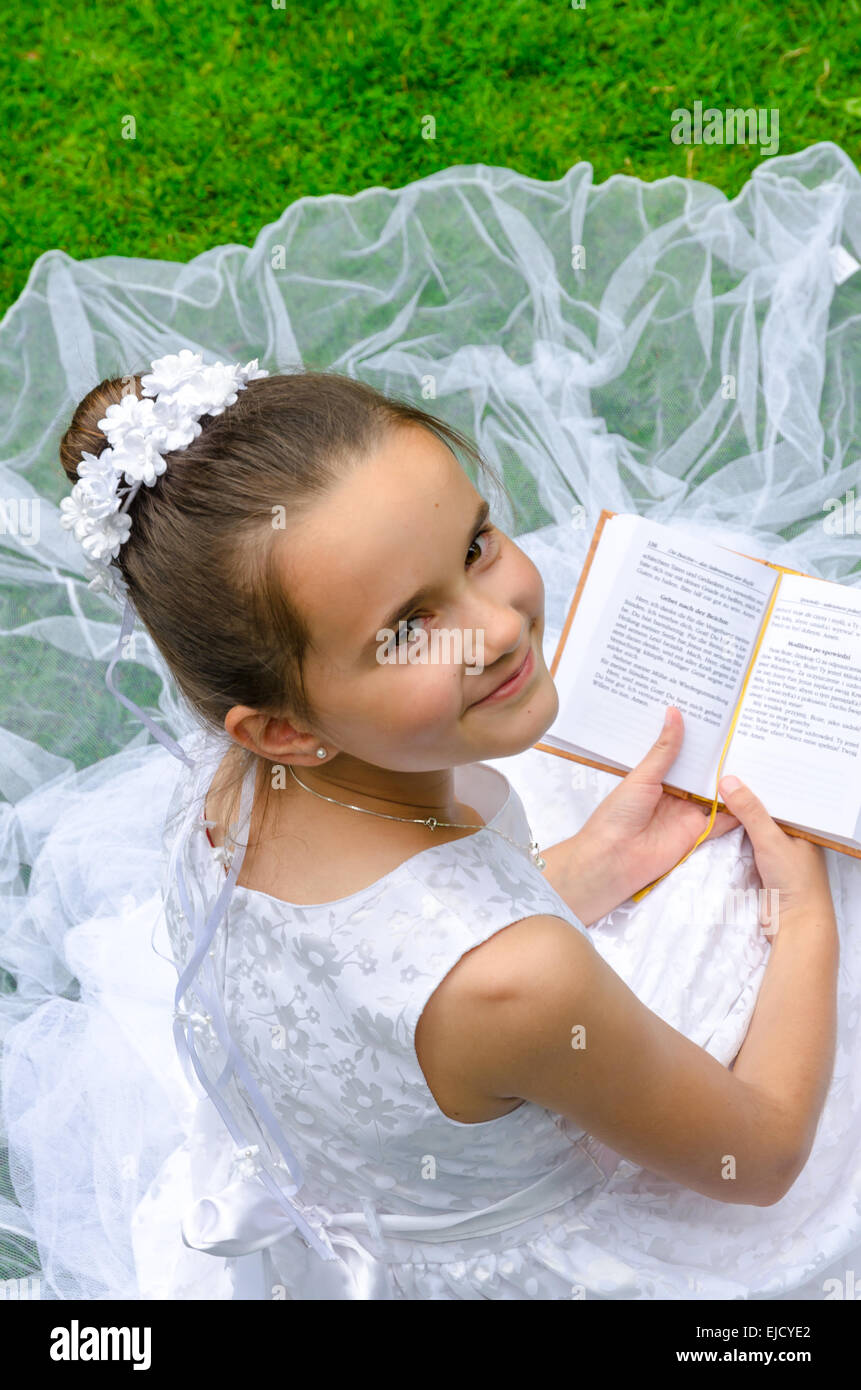 First Holy Communion Stock Photo - Alamy