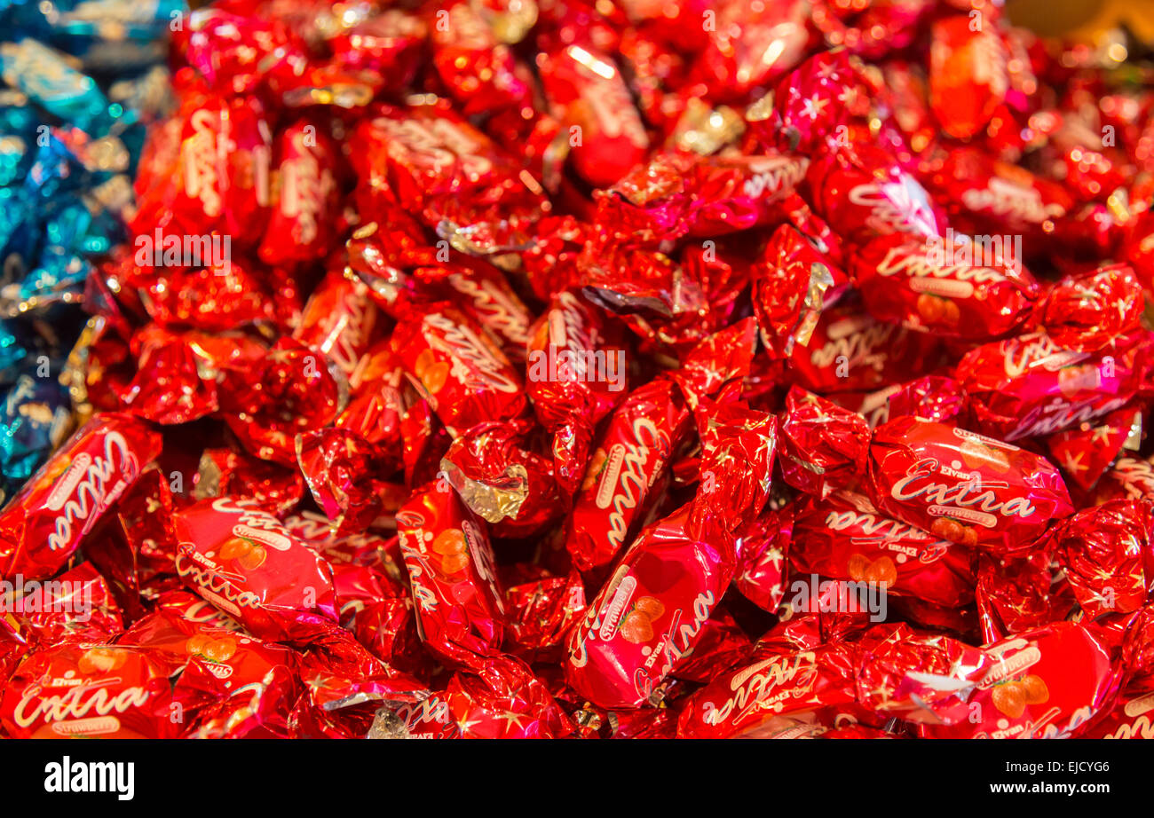 Princis sweets in Bahrain sweet shop Stock Photo - Alamy