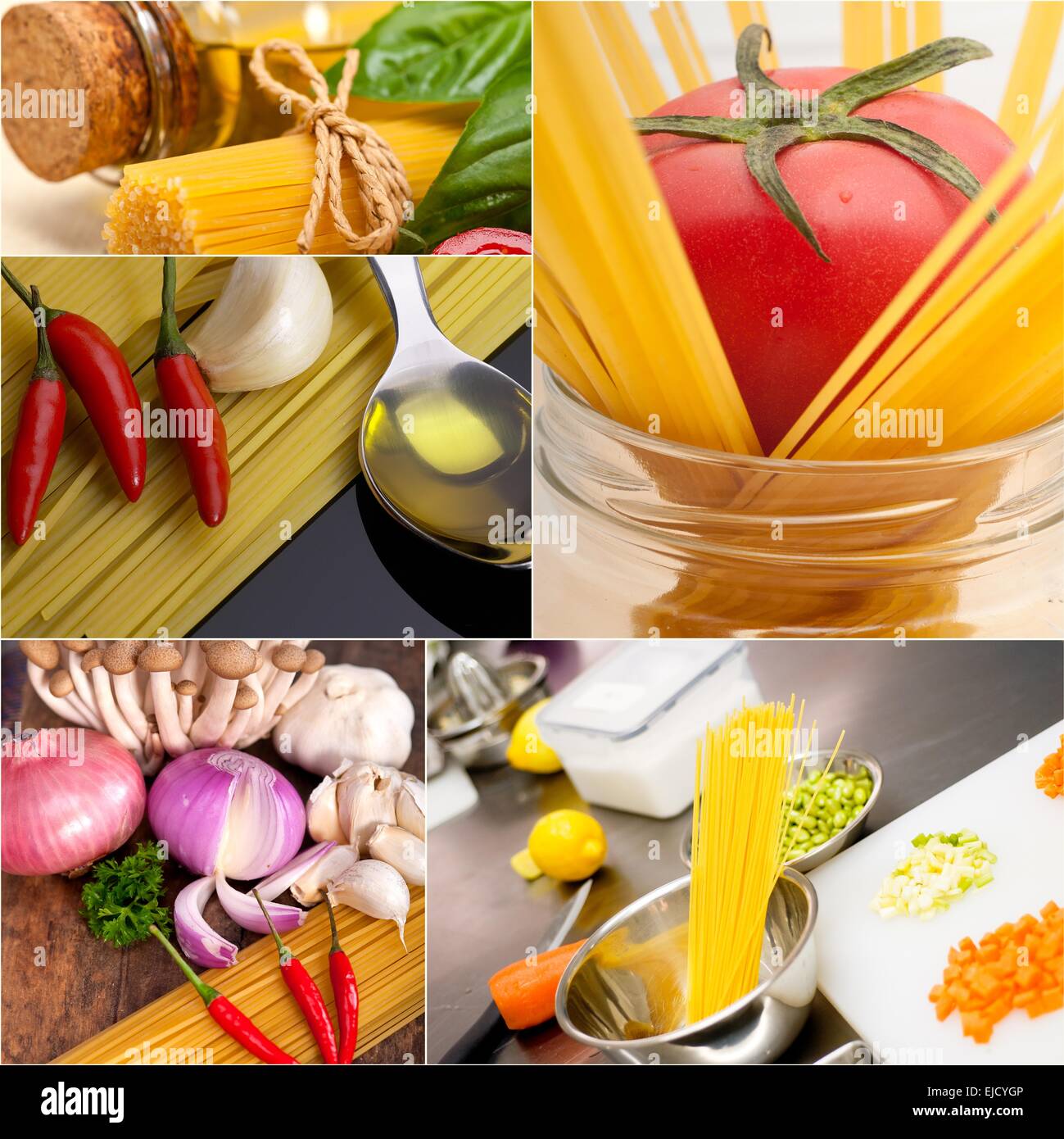 healthy Vegetarian vegan food collage Stock Photo - Alamy