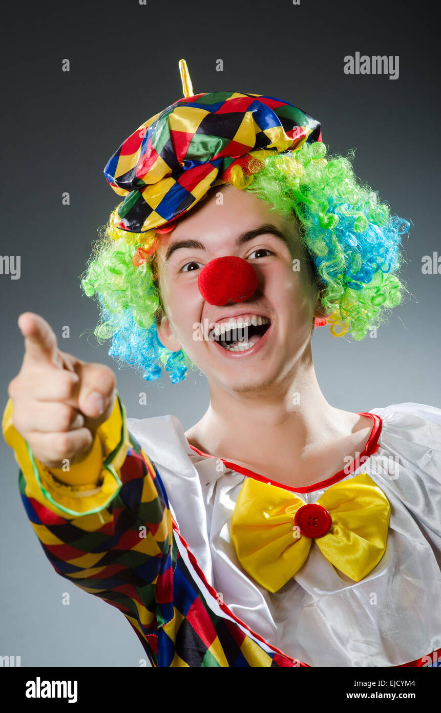 Funny clown in humor concept Stock Photo - Alamy