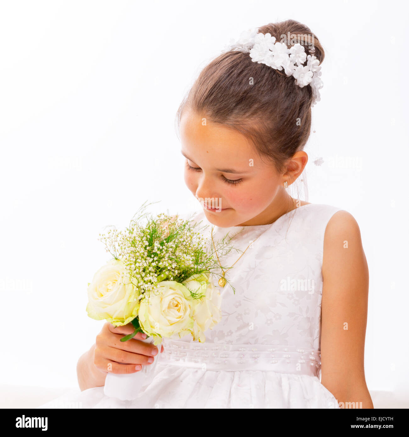 First Holy Communion Stock Photo - Alamy