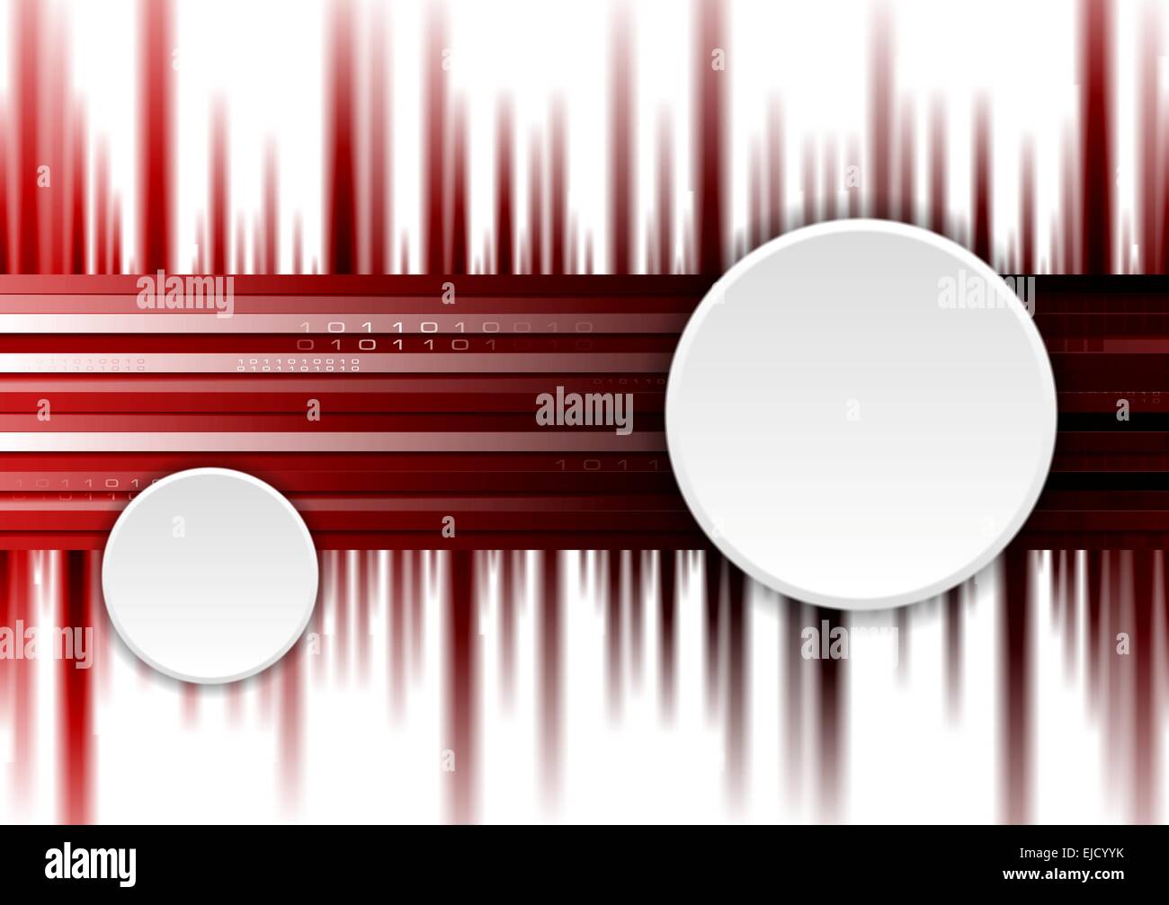 Dark red tech background with white circles Stock Photo - Alamy